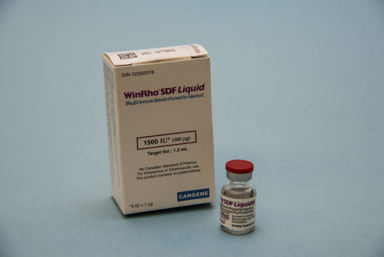 Rh Immune Globulin (WinRho) - SaskBlood
